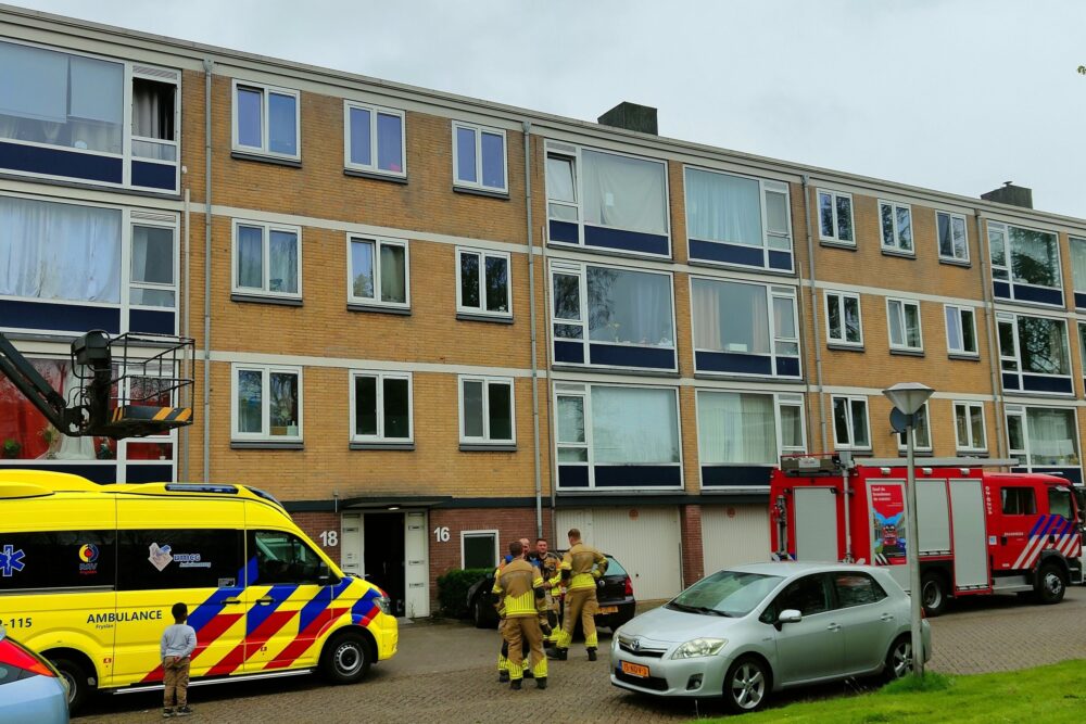 Wasmachine zorgt voor inzet brandweer in Leeuwarden - Omroep Leeuwarden